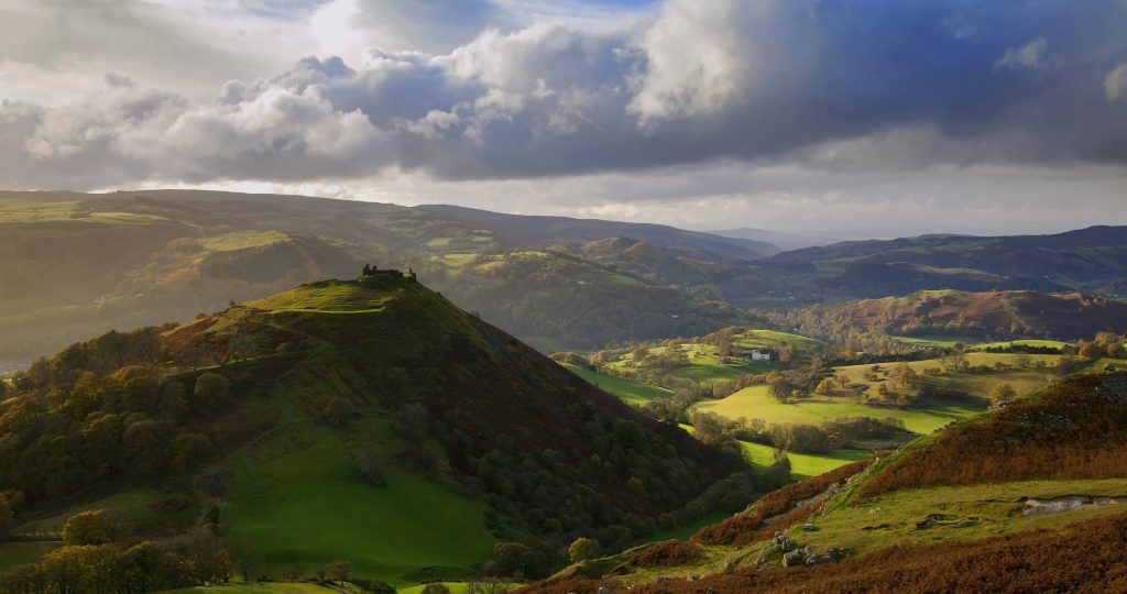 Dinas Brân - Clwydian Range and Dee Valley AONB